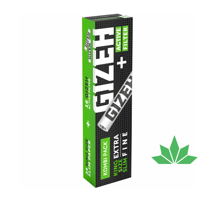 GIZEH BLACK® King Size Slim + Active Filter – Bonorum CBD