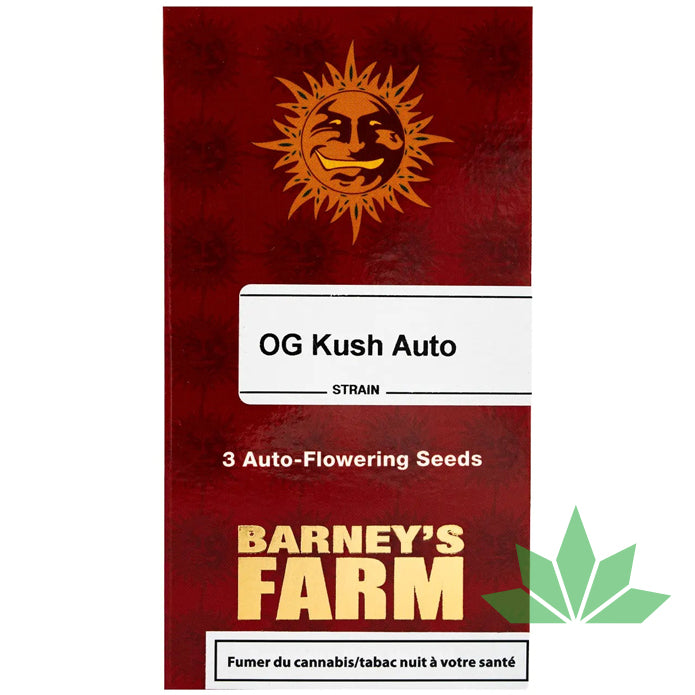Barney's Farm - OG Kush - Automatic - 3 Seeds – Bonorum CBD
